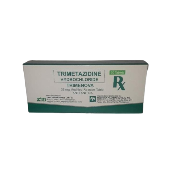 TRIMENOVA Trimetazidine Hydrochloride 35mg Modified-Release Tablet 30's ...